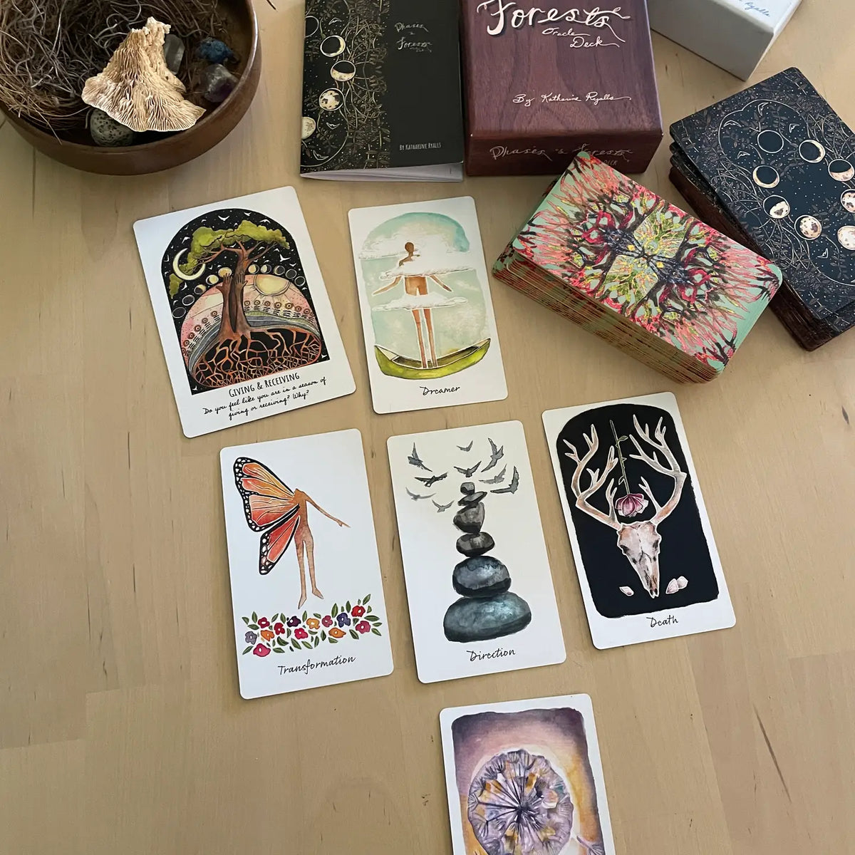 Roots and Wings Oracle Deck – Forest, Stone and Sea