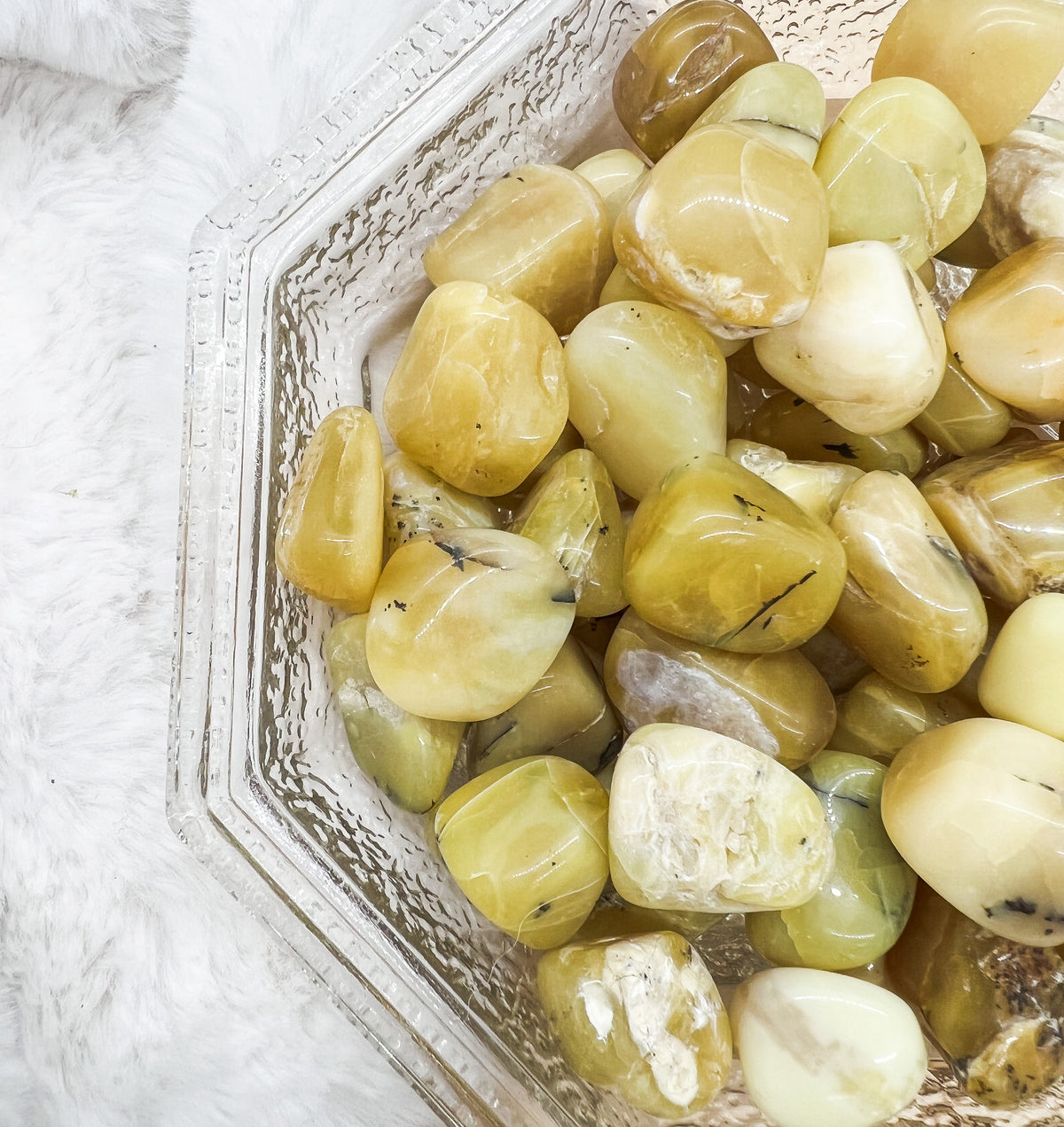 Yellow Opal Tumbled Stone – Forest, Stone and Sea